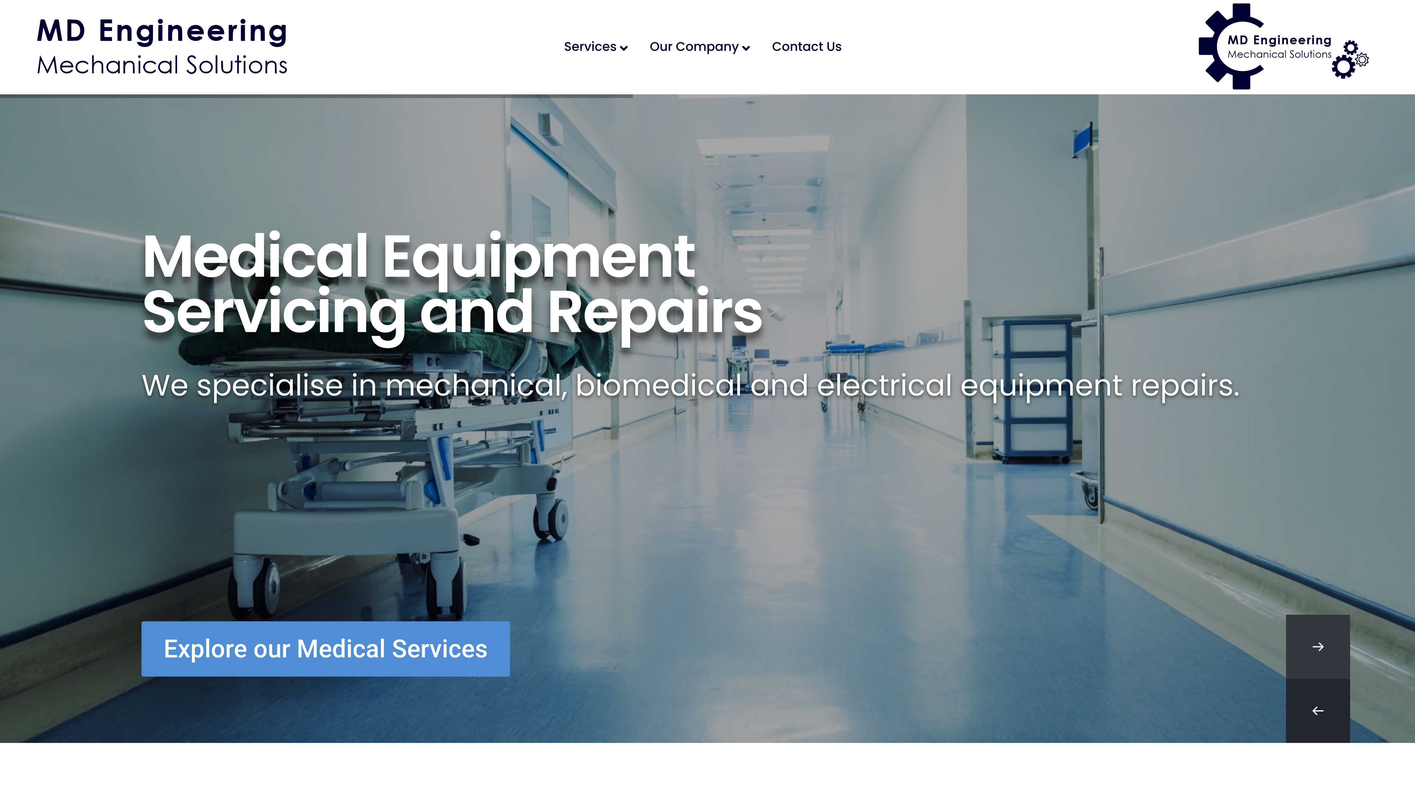 Work · MD Engineering · Adrian Hewitt